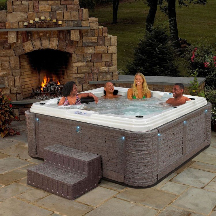 Evolution Spas Stockbridge with UV Pump Filter 95-jet, 6- or 7-person ...