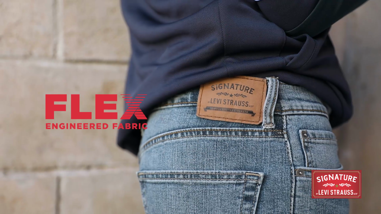 Signature by levi strauss & co. Men's Slim Straight Fit Jeans - Walmart.com