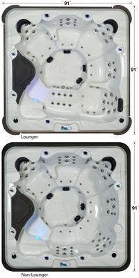 Evolution Spas Stockbridge with UV Pump Filter 95-jet, 6- or 7-person ...