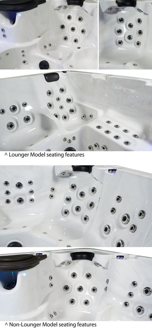 Evolution Spas Stockbridge with UV Pump Filter 95-jet, 6- or 7-person ...