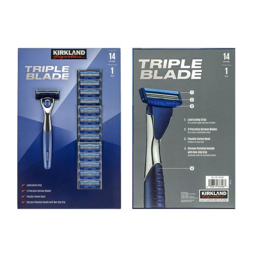 Kirkland Signature Triple Blade Razor 14-count | My online store dba ...