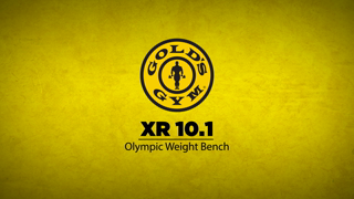 Gold's Gym XR 10.1 Olympic Weight Bench with Weight Storage - Walmart.com